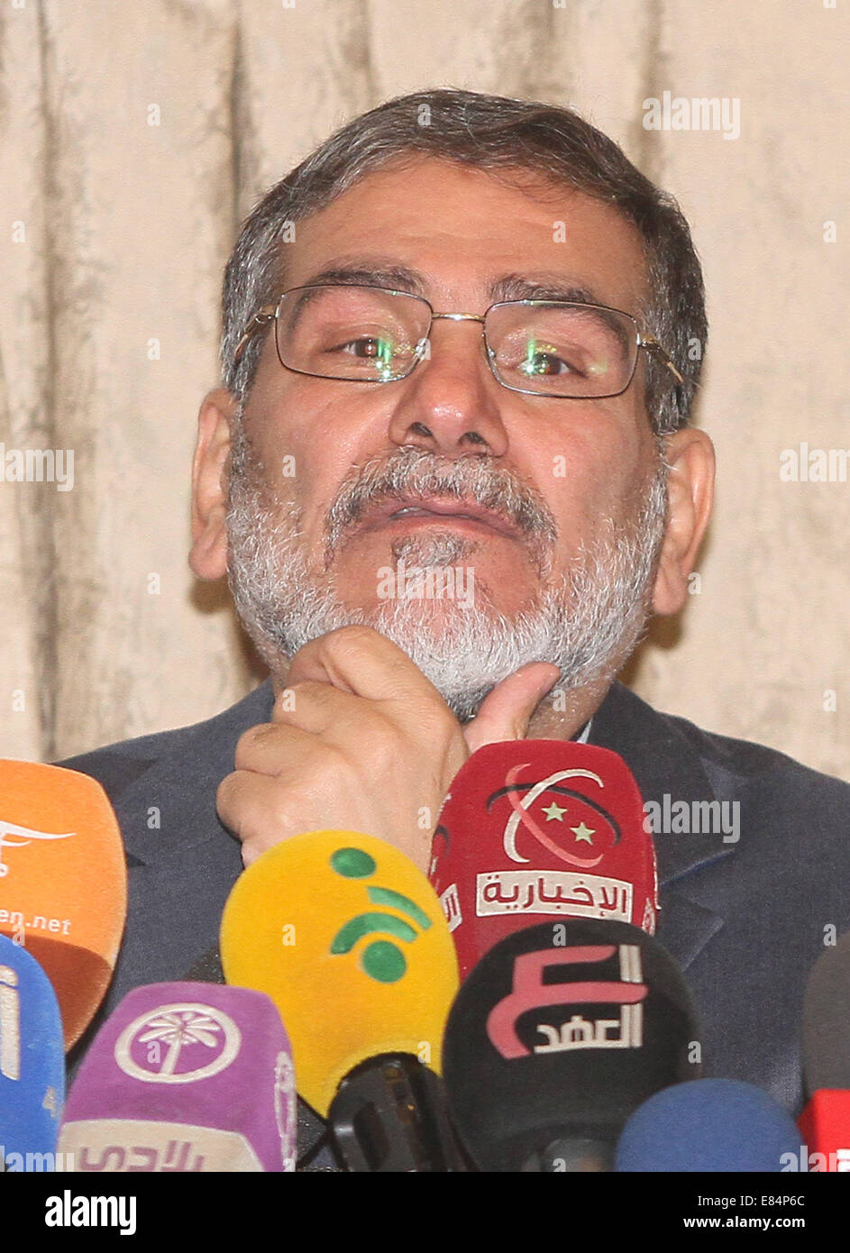 Damascus, Syria. 30th Sep, 2014. Secretary of Iran's Supreme National ...