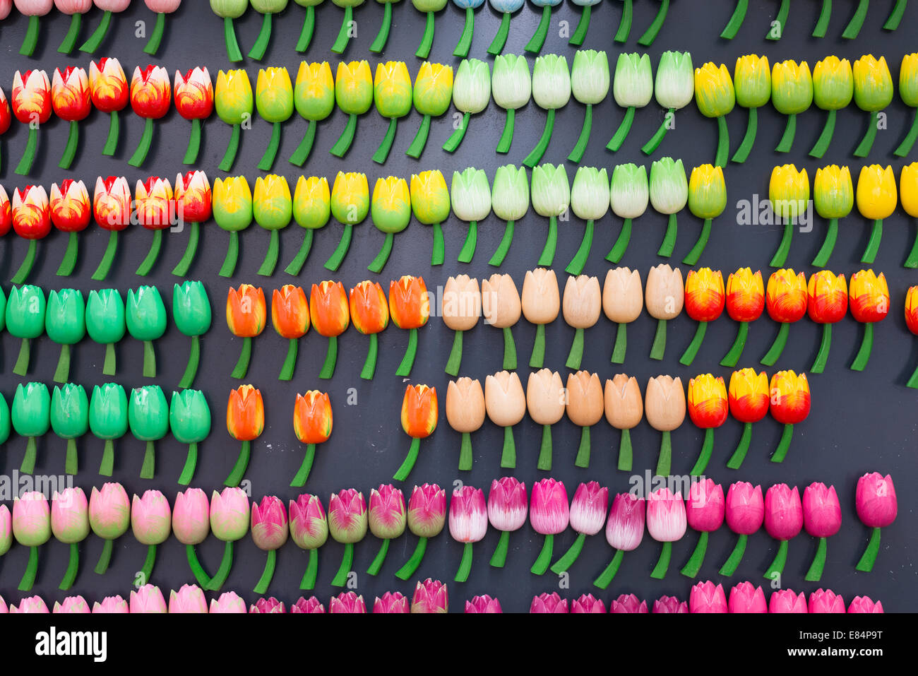 Amsterdam, The Netherlands, magnets in the form of tulips Stock Photo ...