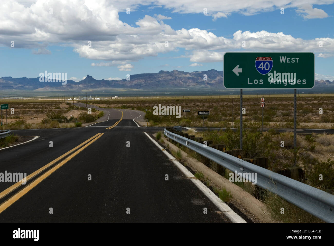 Los angeles road sign hi-res stock photography and images - Alamy