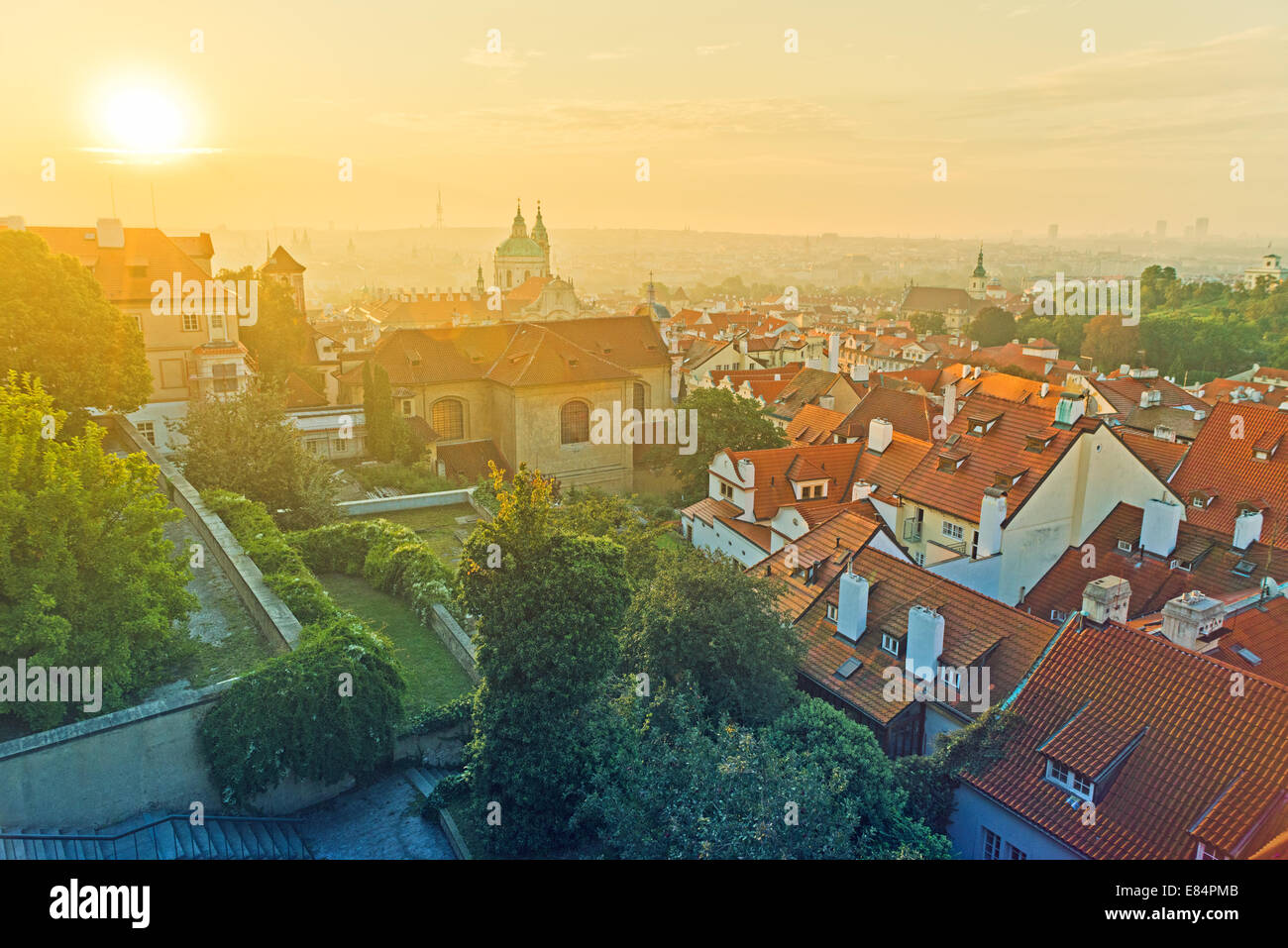 Cityscape skyline little city hi-res stock photography and images - Alamy