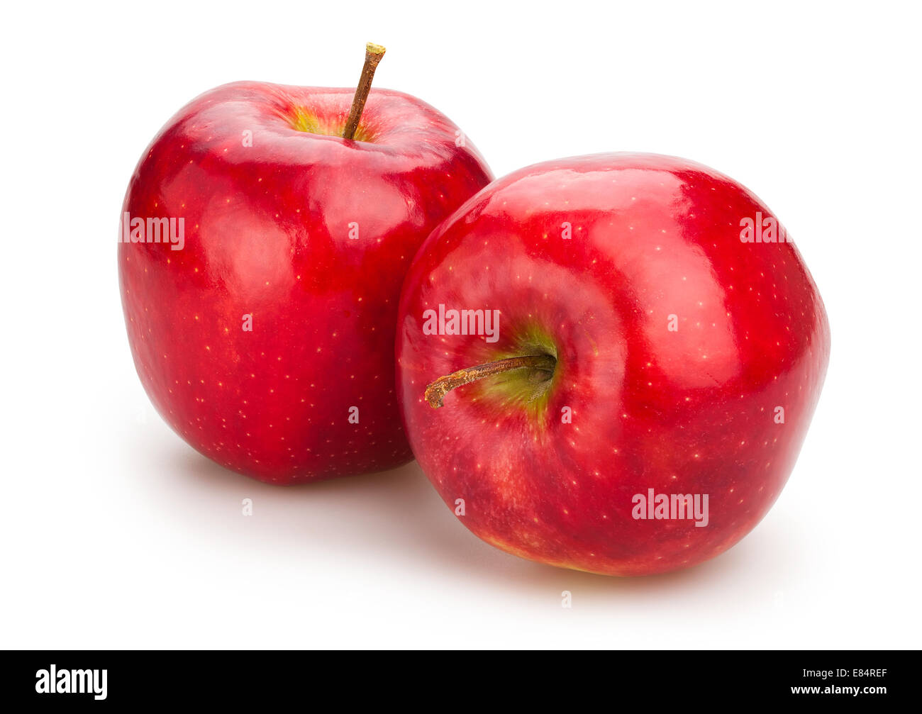 red apples isolated Stock Photo - Alamy