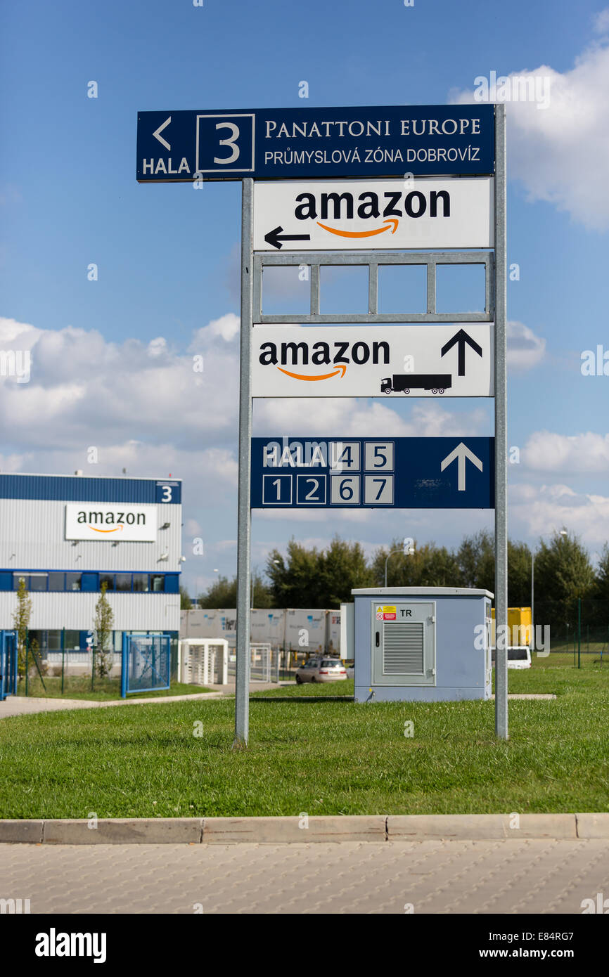 Amazon warehouses in Dobroviz, the Czech republic,Amazon.com,Bohemia,CR ...