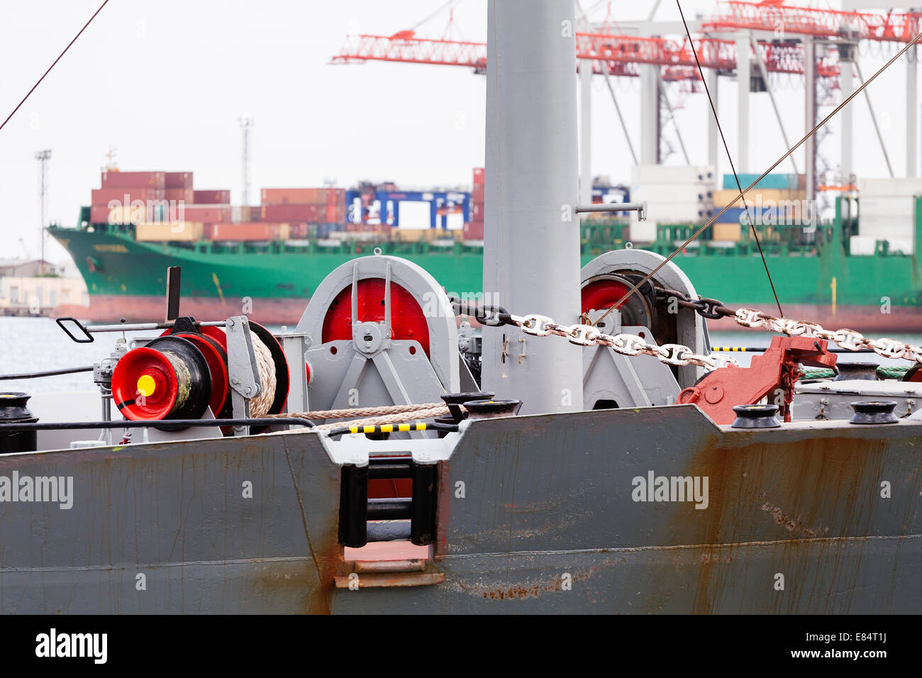 Mooring winch hi-res stock photography and images - Alamy