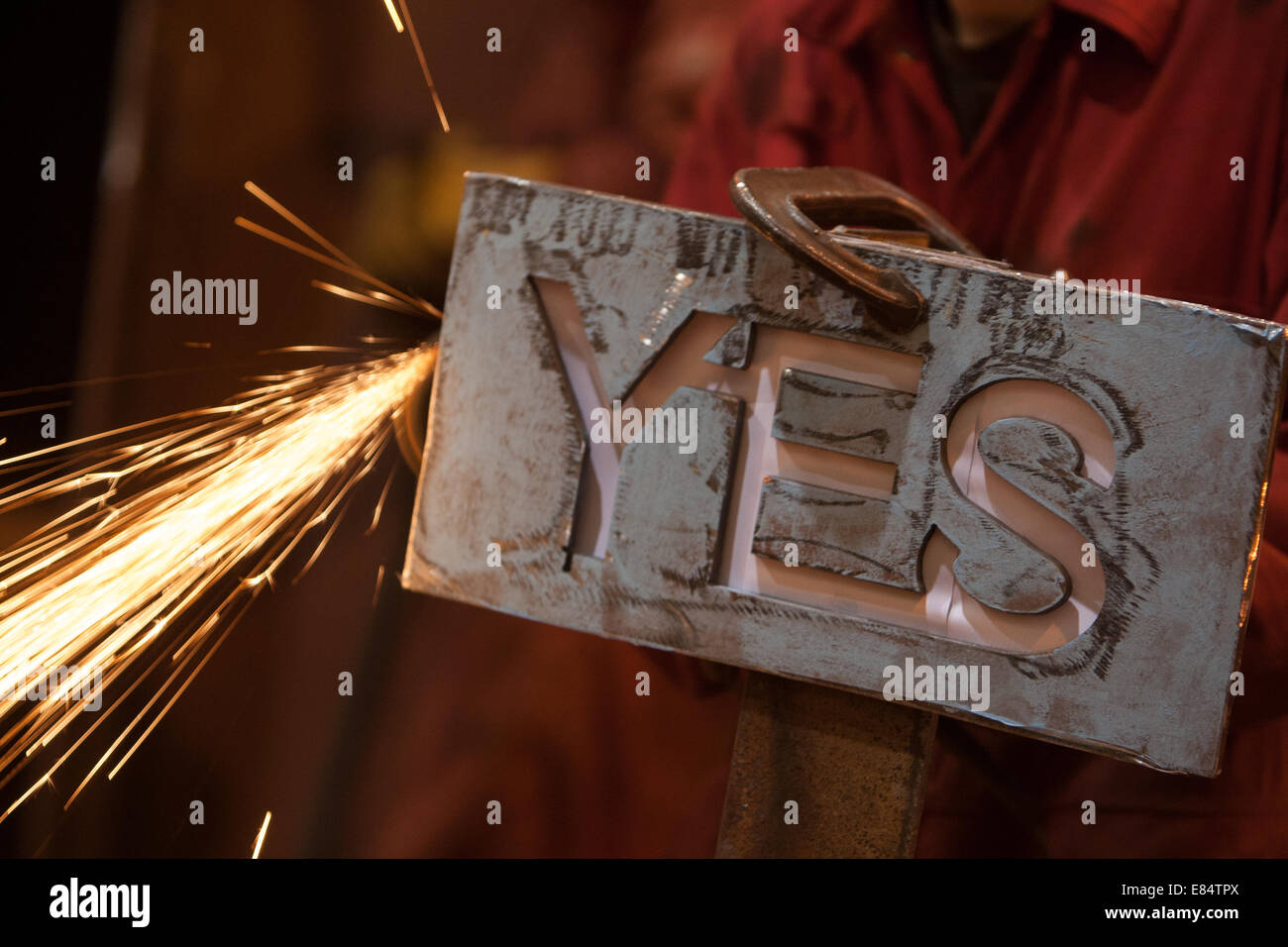 Scottish yes campaign hi-res stock photography and images - Alamy