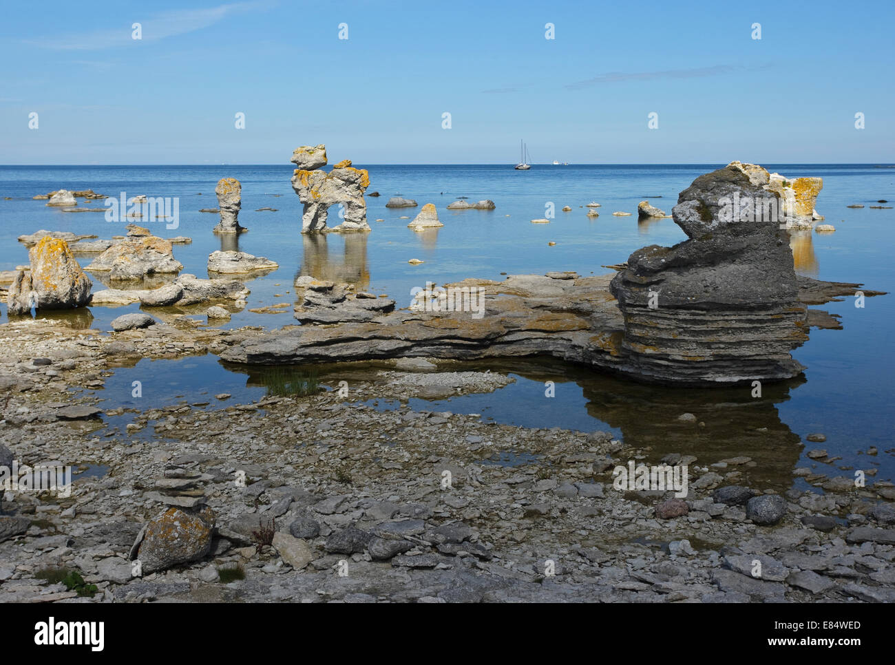 Rauk raukar stone hi-res stock photography and images - Alamy