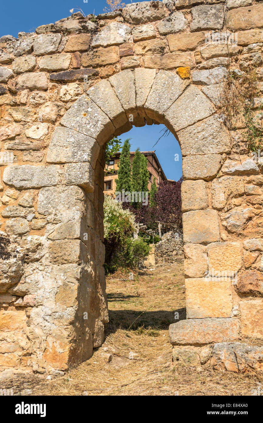 Medieval village of Calatanazor, Soria, Spain Stock Photo - Alamy
