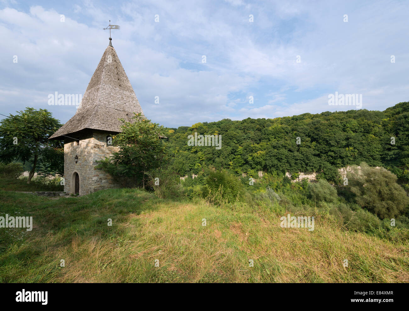 Kravetska (Tailor) tower in Kamyanets-Podilsky, 16th century Stock ...