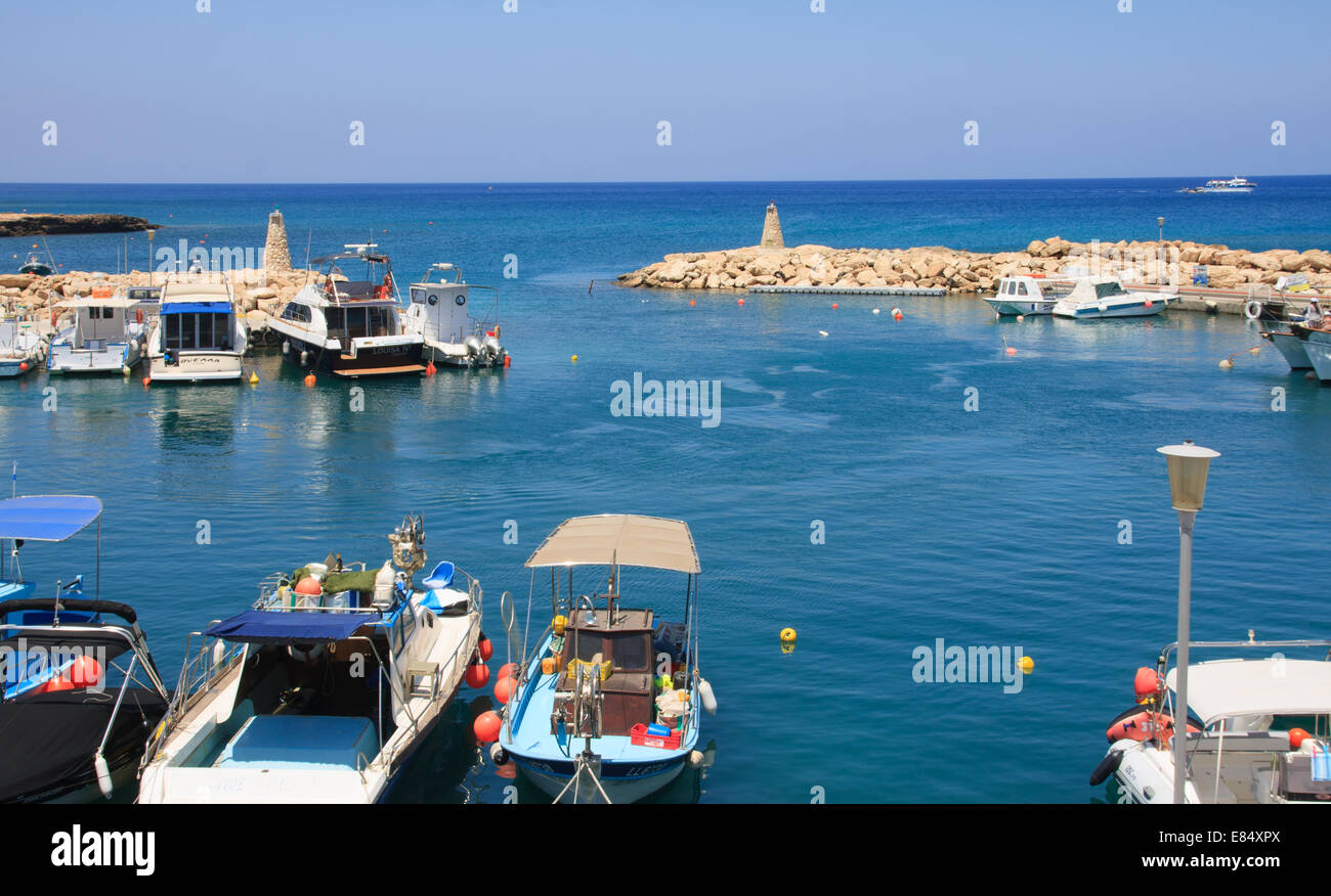 Pernera Harbour Cyprus Stock Photo - Alamy