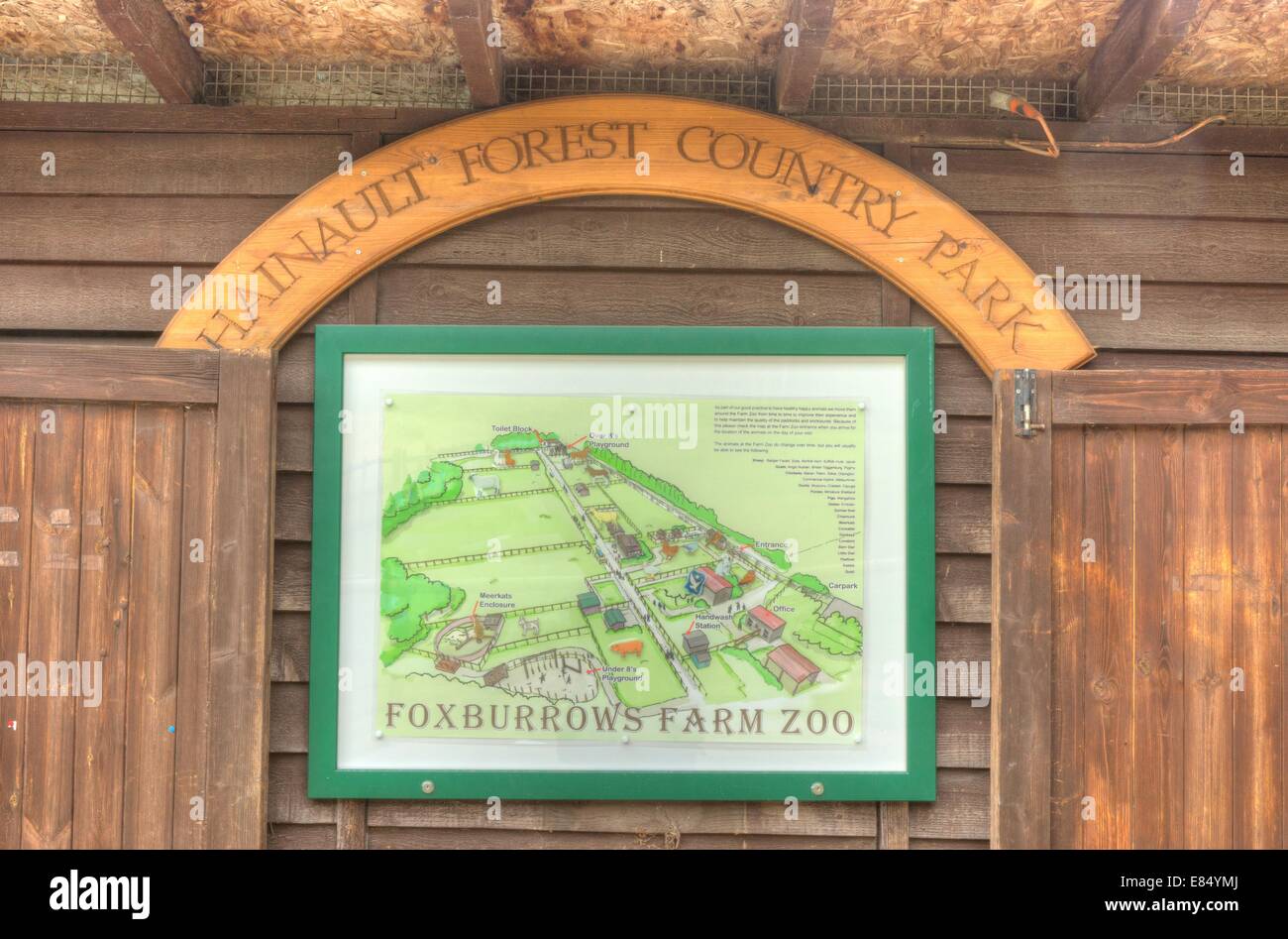 Hainault Forest Country Park Sign Stock Photo - Alamy