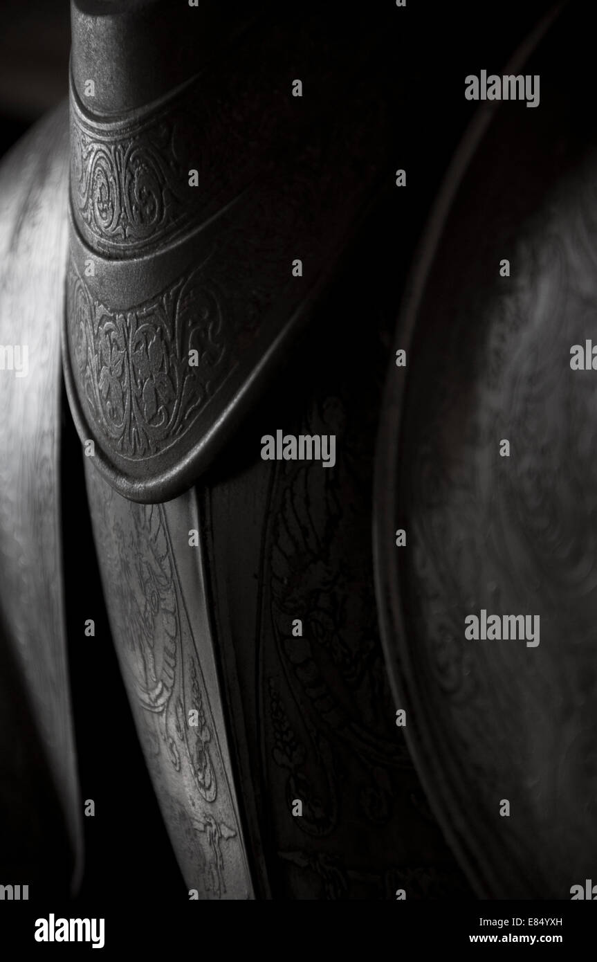 Detailed view of a suit of armour Stock Photo - Alamy