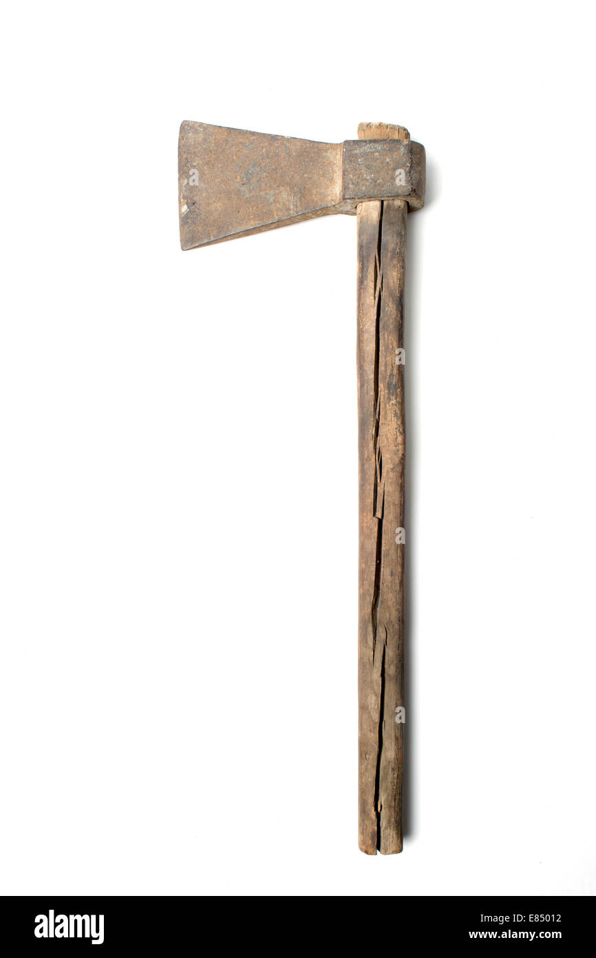 Cut by axe hi-res stock photography and images - Alamy