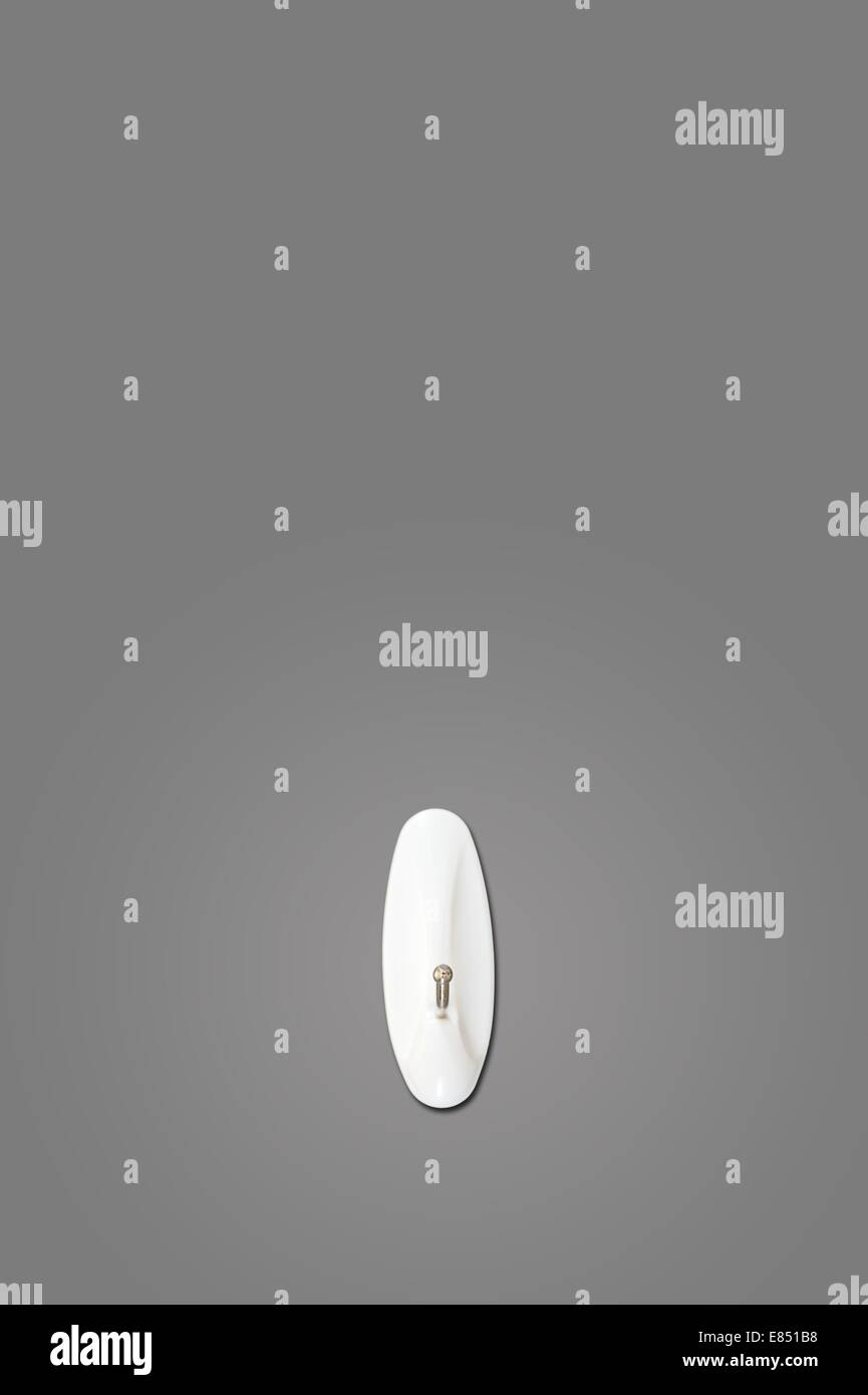 A close up shot of a picture hook Stock Photo - Alamy