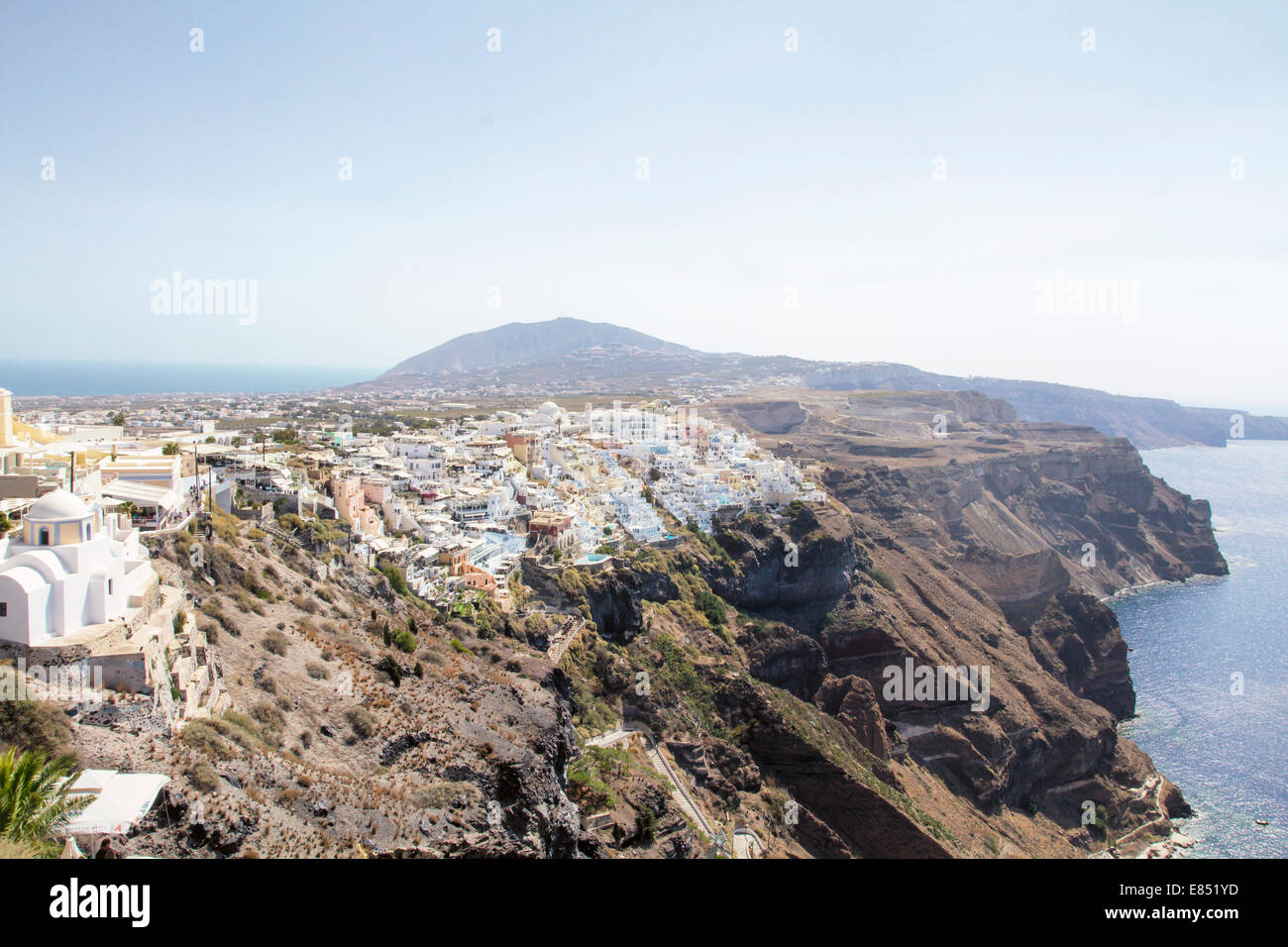 Beautiful scenery of Thira Stock Photo - Alamy