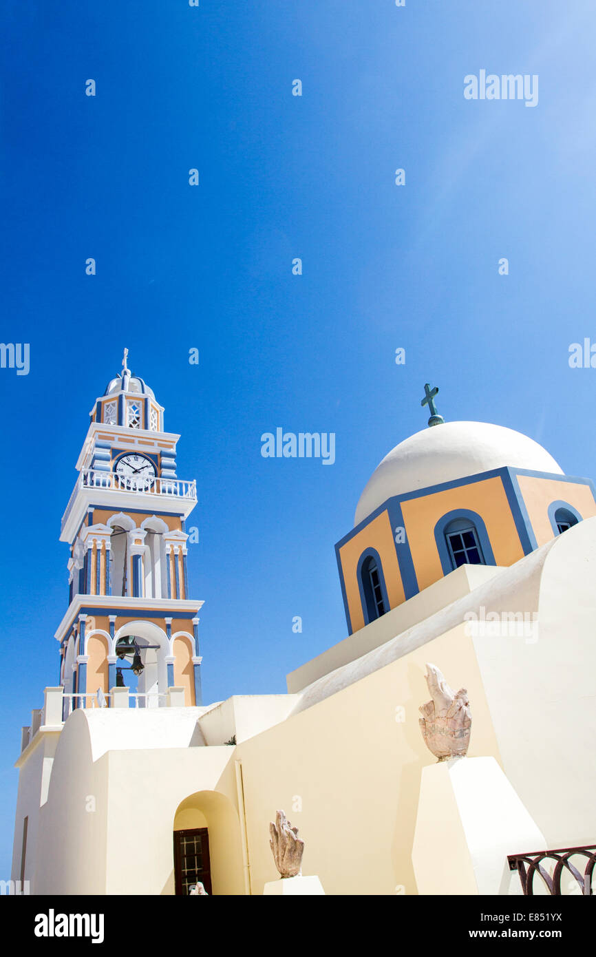 Beautiful scenery of Thira Stock Photo - Alamy