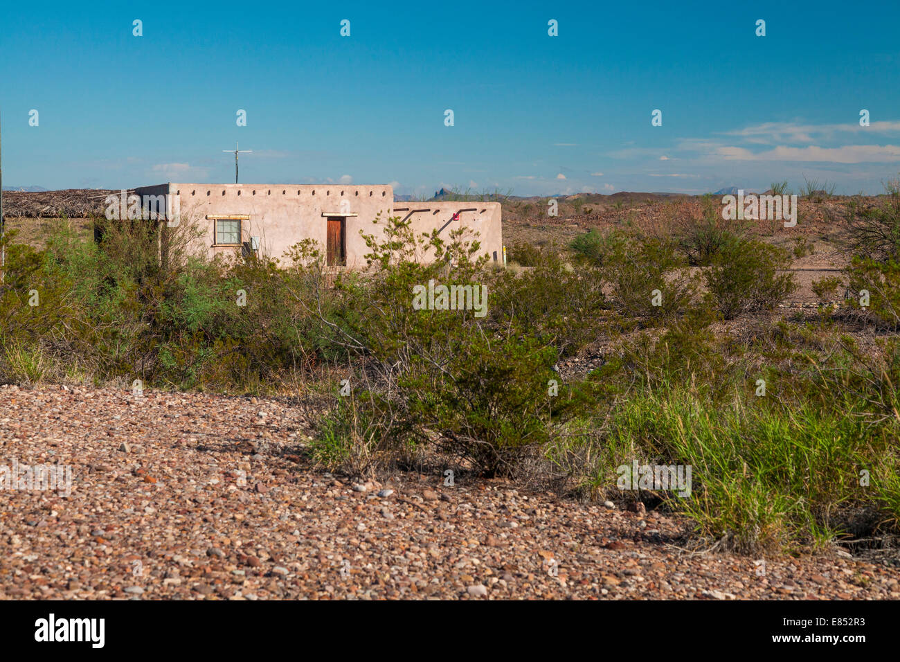 Alvino House, the only remaining Adobe structure in Big Bend National ...