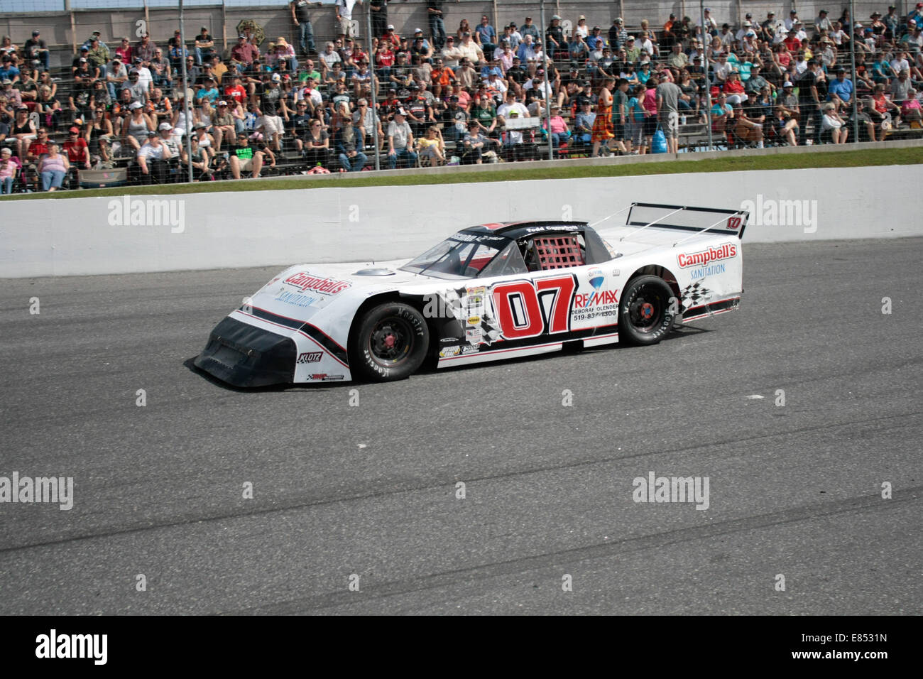OSCAAR Outlaw SUper Late Model driver TODD CAMPBELL #07 Stock Photo - Alamy