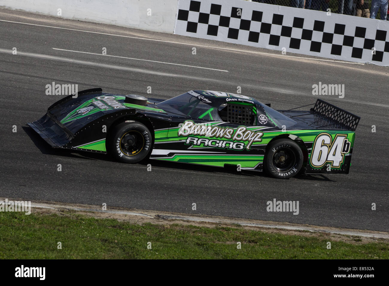OSCAAR Outlaw SUper Late Model driver CHRIS BURROWS #64B Stock Photo ...