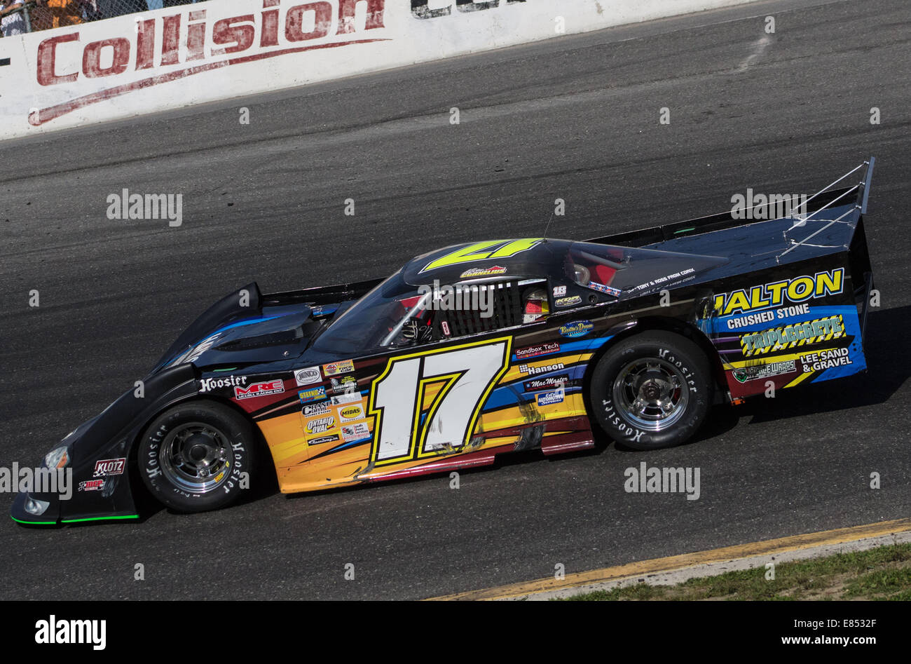 OSCAAR Outlaw SUper Late Model driver KEVIN CORNLEIUS #17 Stock Photo ...