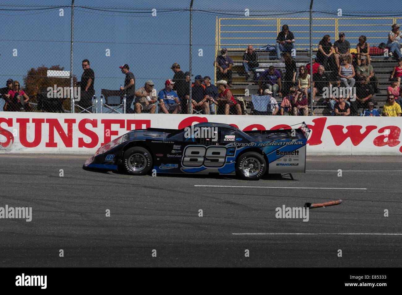 OSCAAR Outlaw SUper Late Model driver SHANW CHENOWETH #98C Stock Photo ...