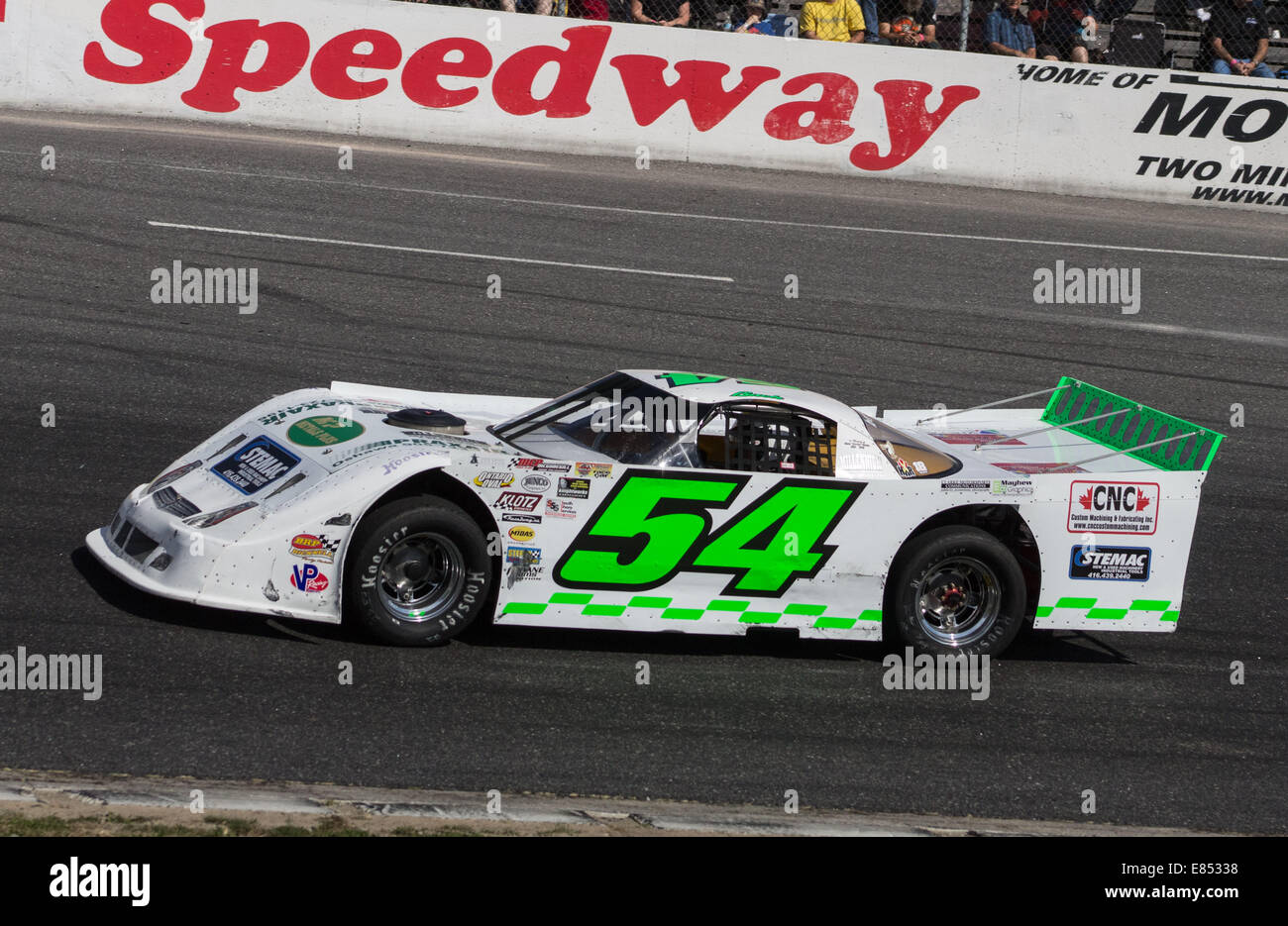 OSCAAR Outlaw Super Late Model driver MIKE BEYORE #54 Stock Photo - Alamy