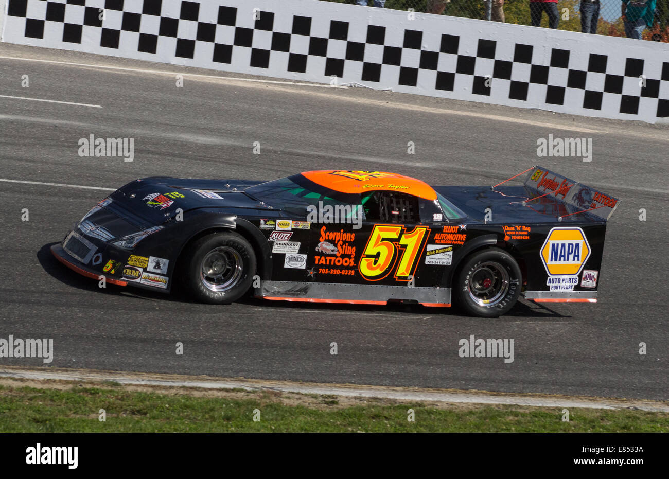 OSCAAR Outlaw super Late Model driver DAVE TAYLOR #51 Stock Photo - Alamy