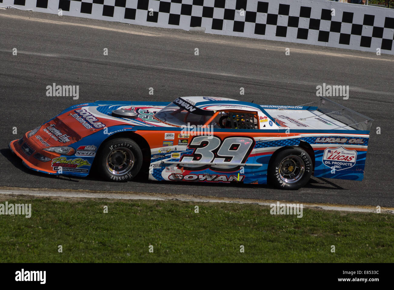 OSCAAR Outlaw SUper Late Model driver SHANE GOWAN #39 Stock Photo - Alamy