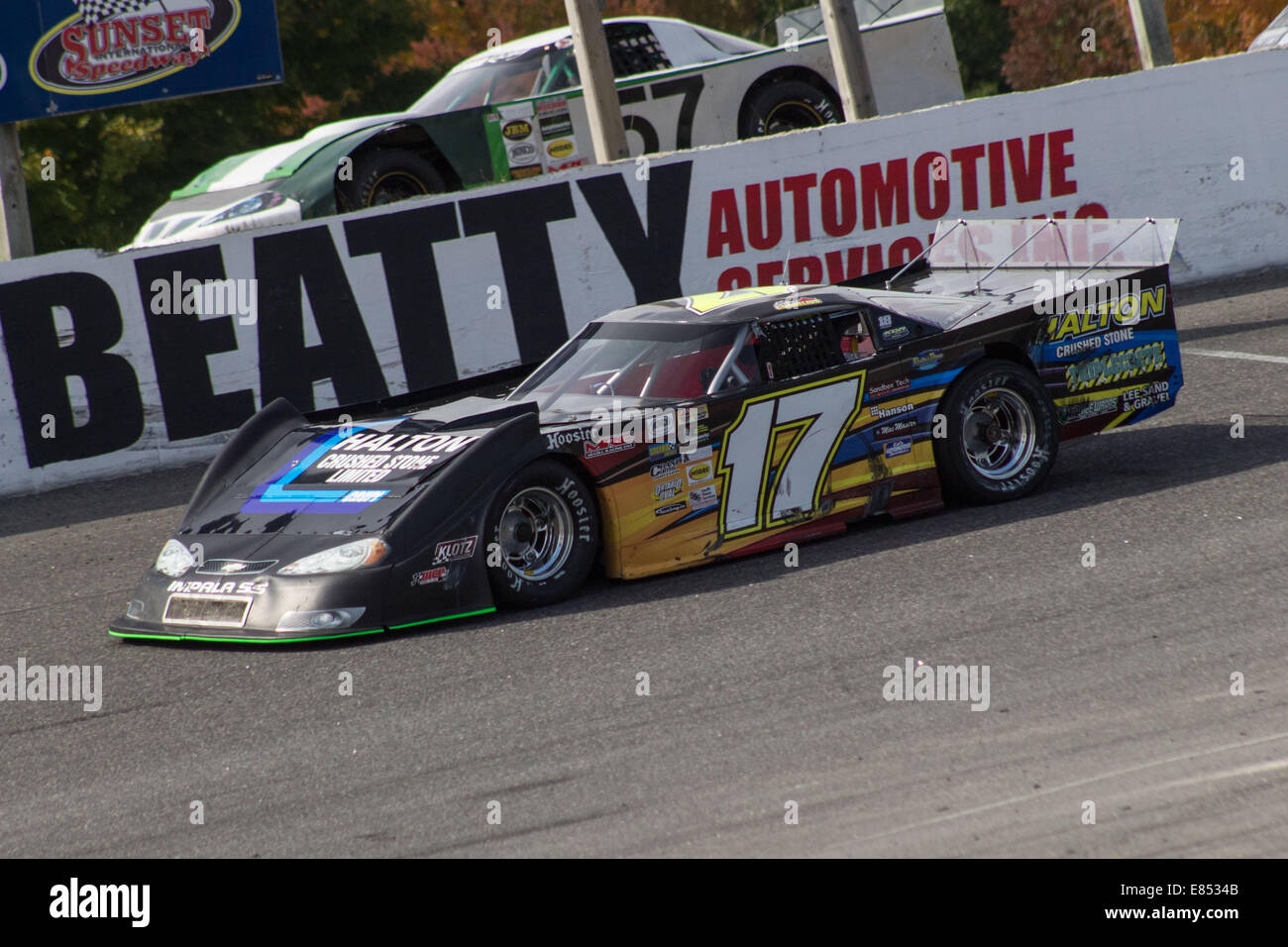 OSCAAR Outlaw SUper Late Model driver KEVIN CORNELIUS #17 Stock Photo ...