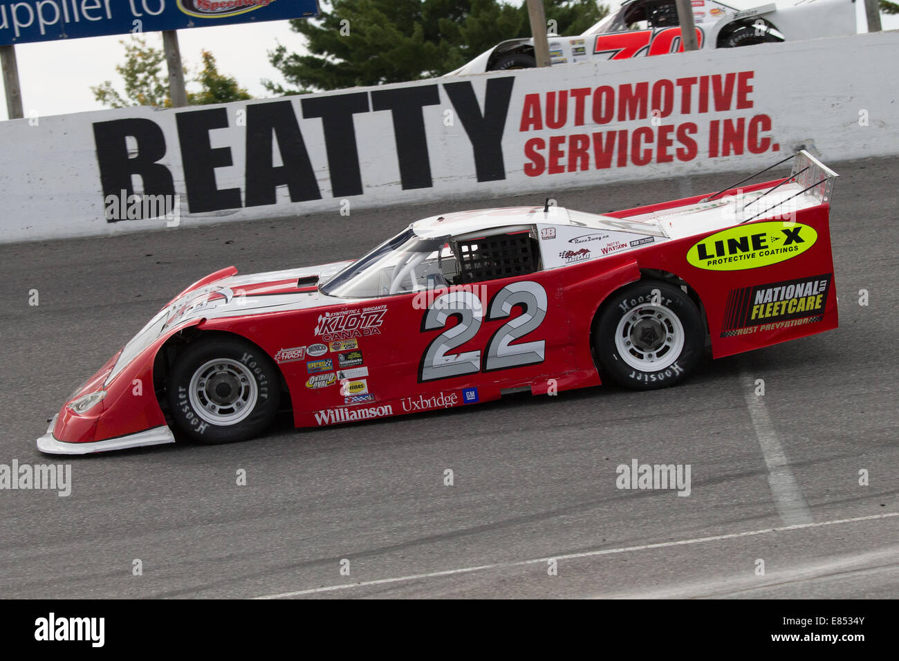 OSCAAR Outlaw Super Late Model driver GLENN WATSON #22 Stock Photo - Alamy