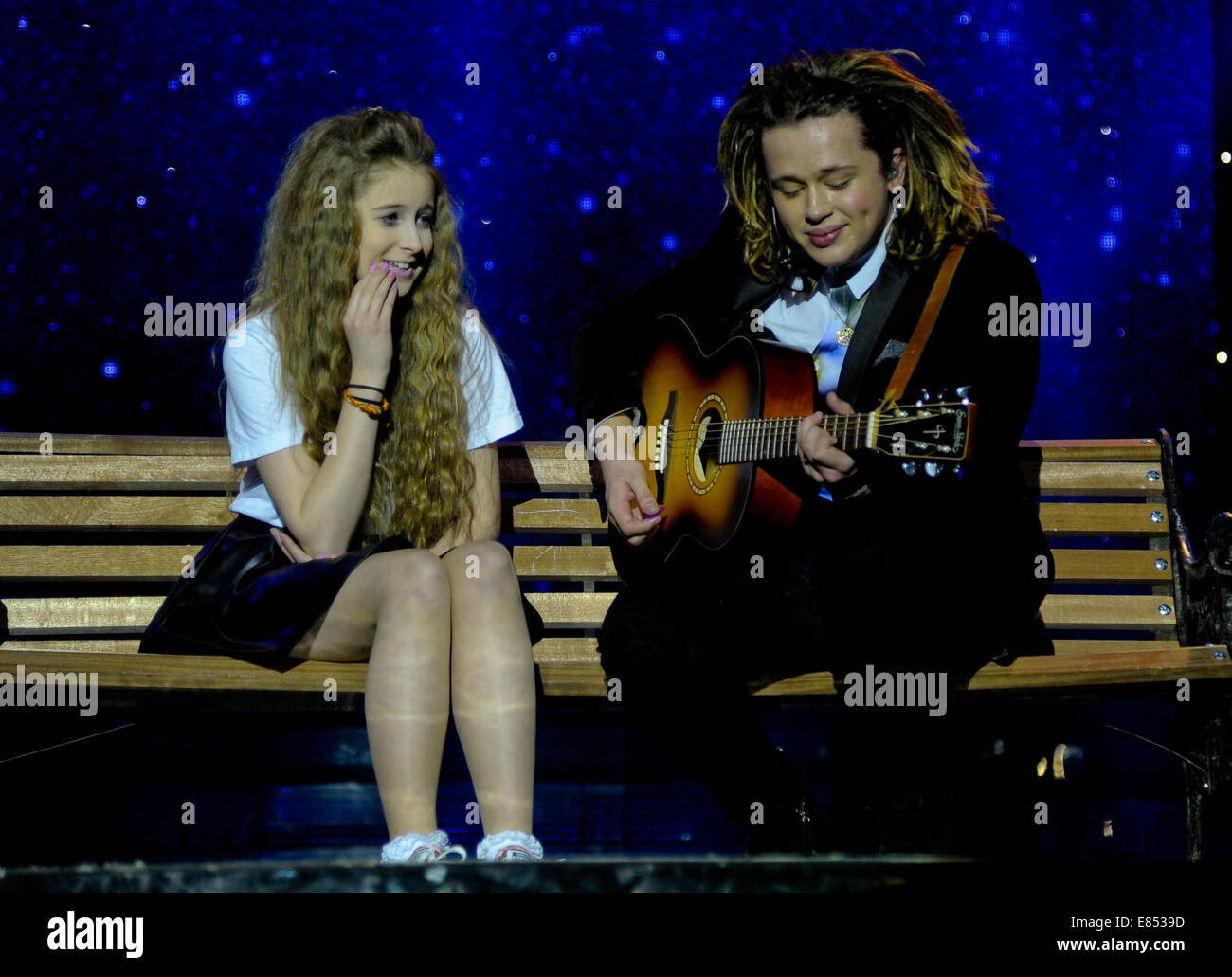 The X Factor Tour 2014 held at LG Arena Featuring: Luke Friend Where ...