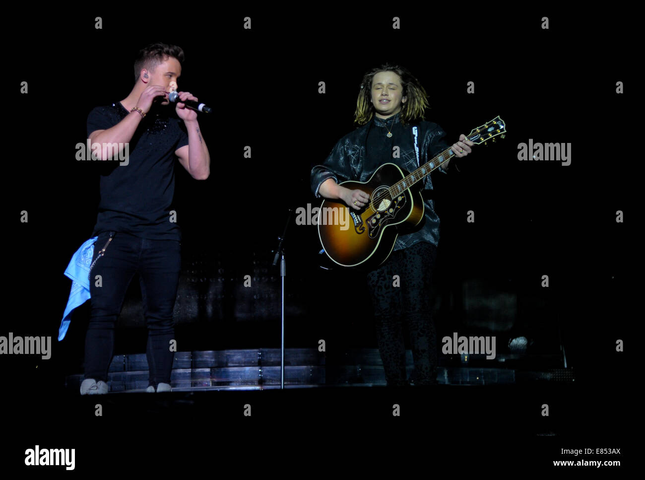 The X Factor Tour 2014 held at LG Arena Featuring: Luke Friend Where ...