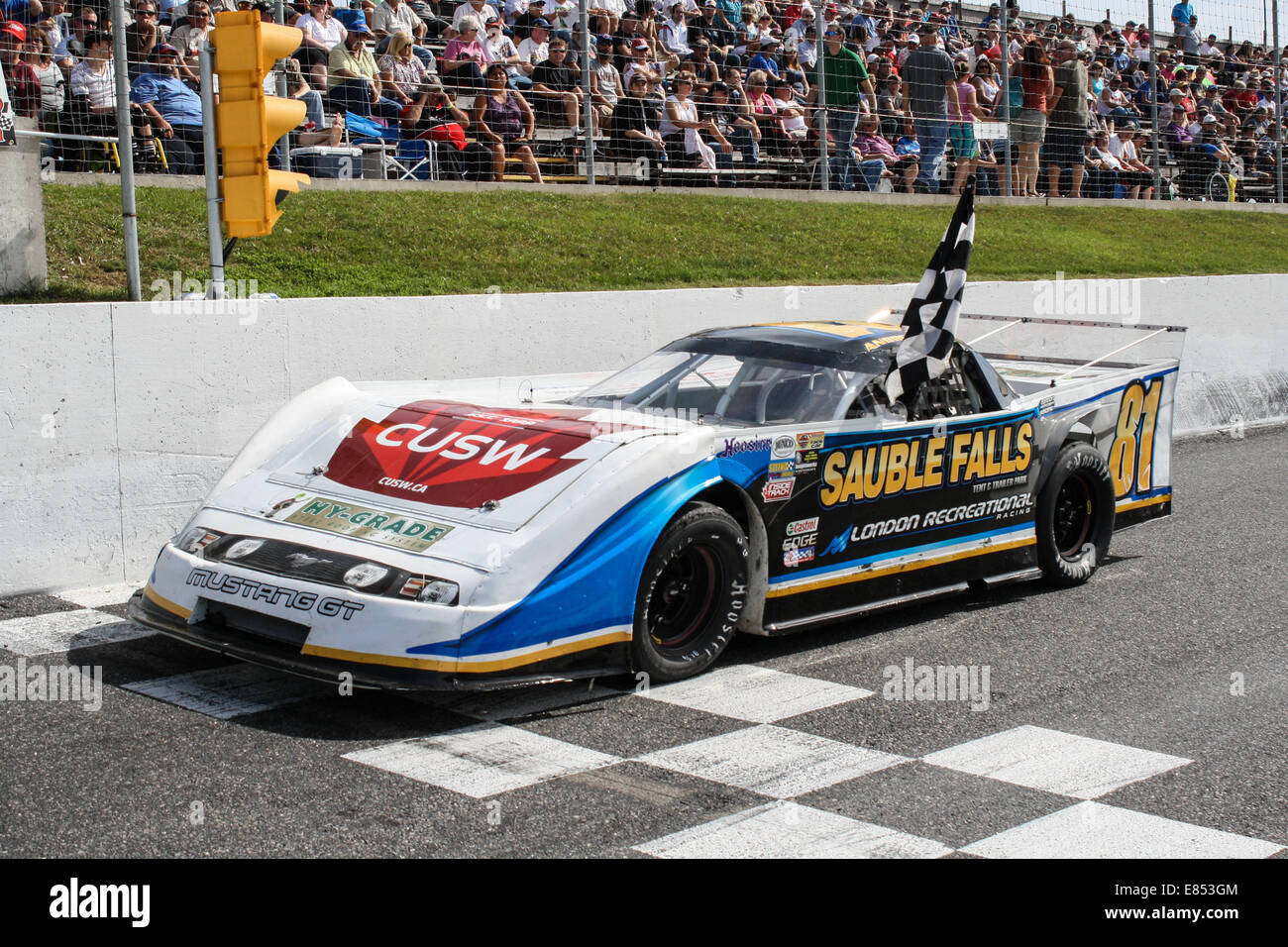 OSCAAR Outlaw SUper Late Model driver ANDREW GRESEL #81 Stock Photo - Alamy