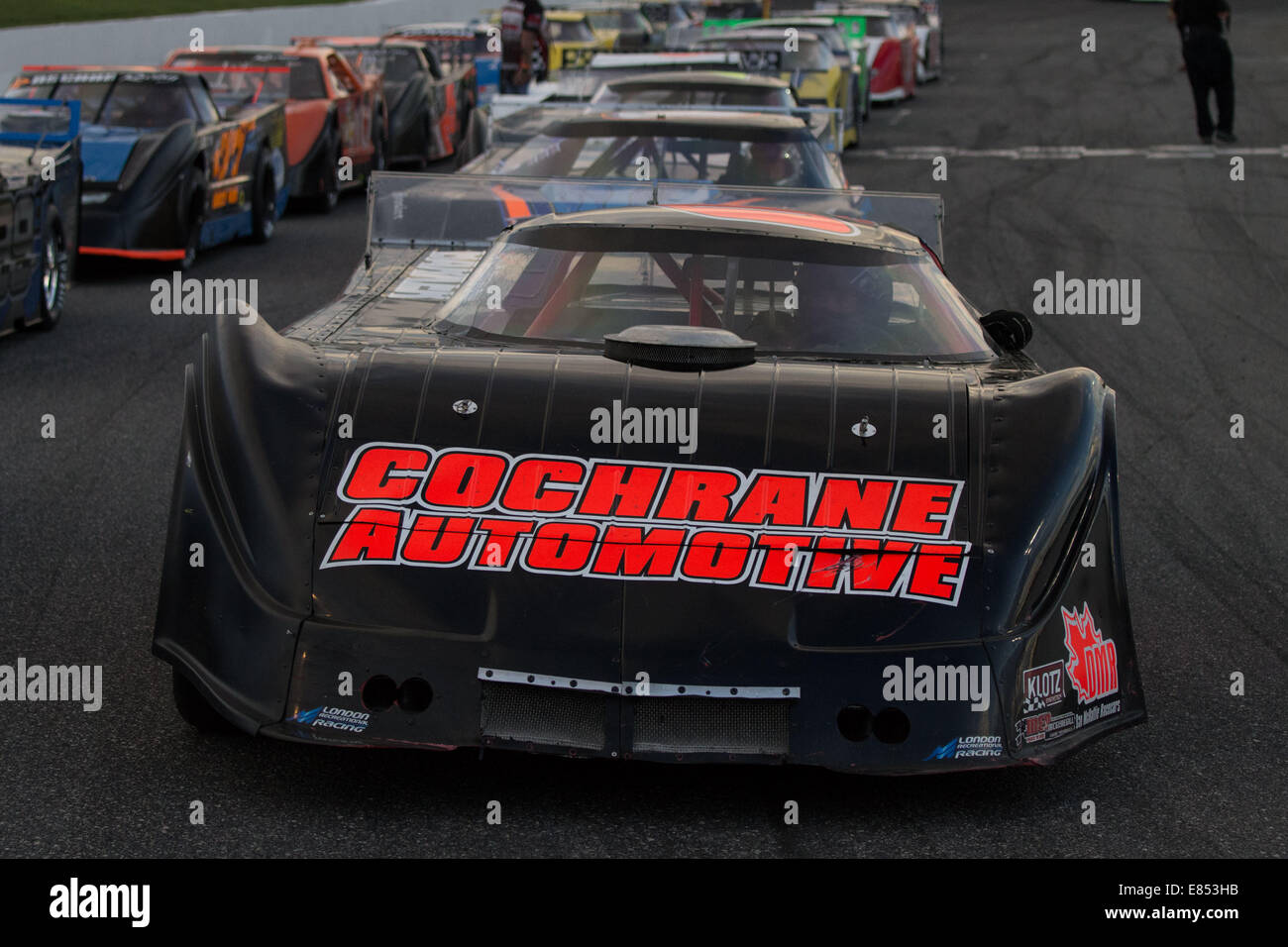 OSCAAR Outlaw SUper Late Model driver KELLY BALSON #10 Stock Photo - Alamy