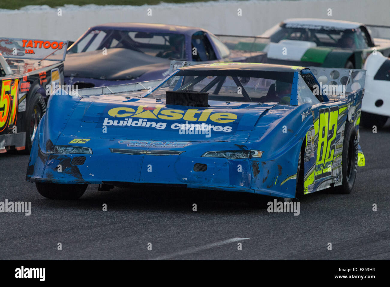 OSCAAR Outlaw SUper Late Model driver COREY JONES #82 Stock Photo - Alamy