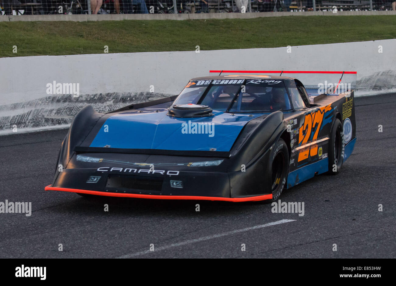 OSCAAR Outlaw SUper Late Model driver J.R FITZPATRICK #27 Stock Photo ...