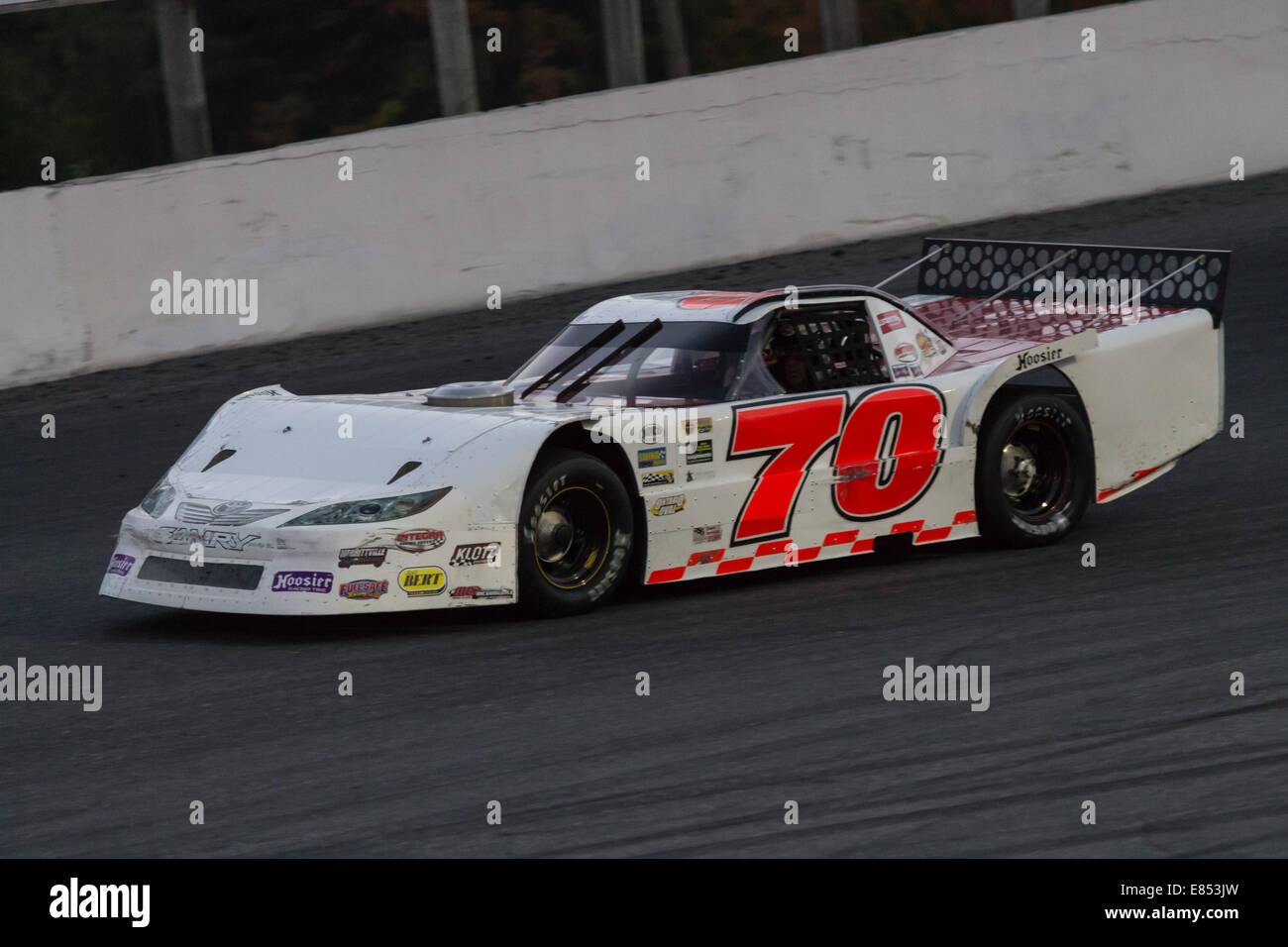 OSCAAR Outlaw Super Late Model driver JEFF HANLEY #70 Stock Photo - Alamy