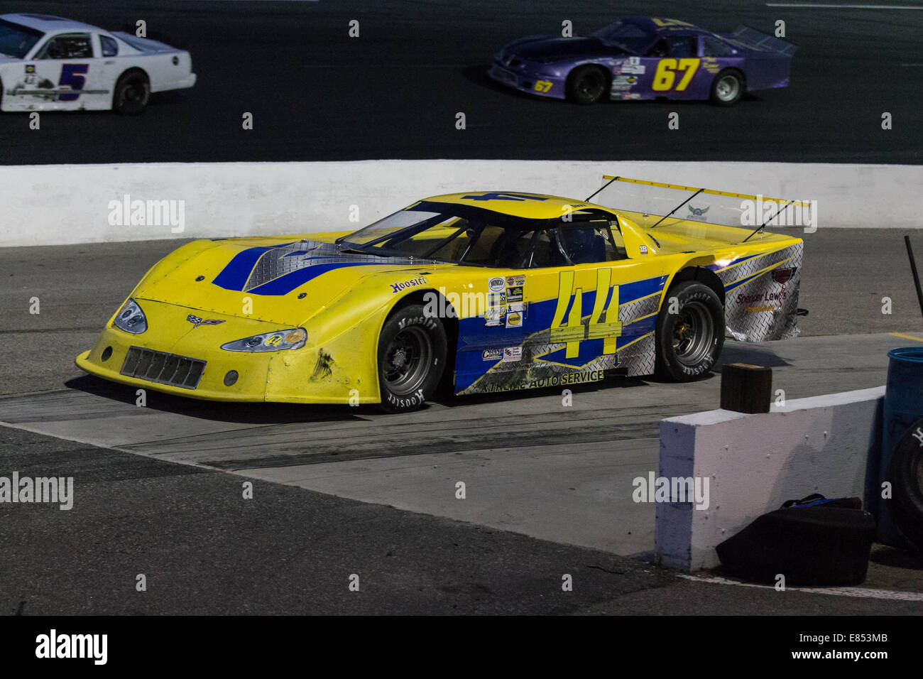 OSCAAR Outlaw SUper Late Model driver DAVE DOUCETTE #44 Stock Photo - Alamy