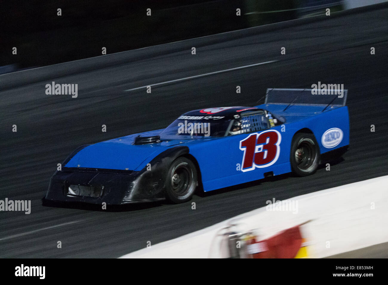 OSCAAR Outlaw Super Late Model driver GARY PASSER #13 Stock Photo - Alamy