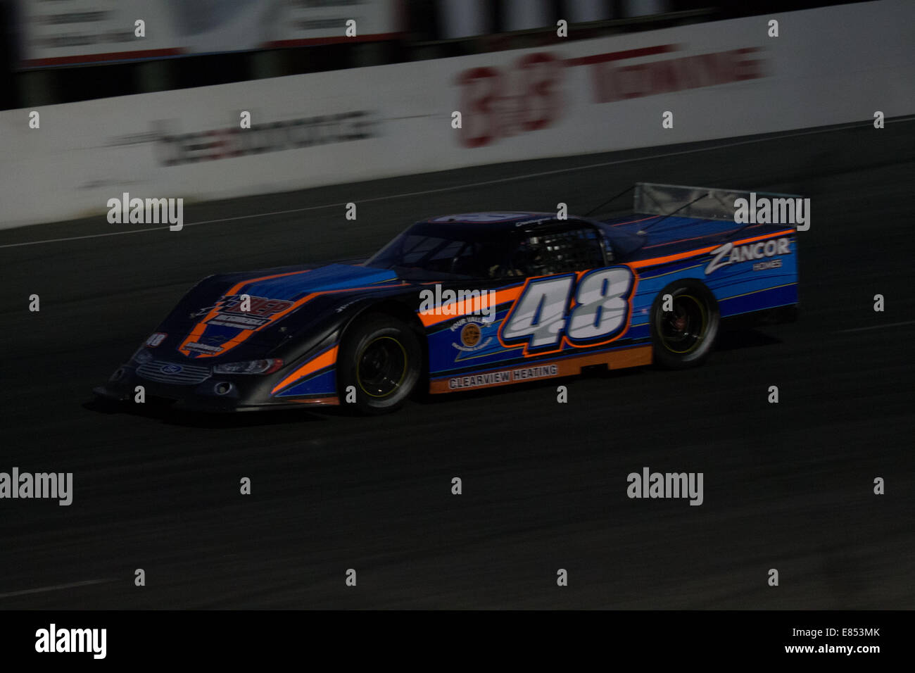 OSCAAR Outlaw SUper Late Model driver DWAYNE BAKER #48 Stock Photo - Alamy
