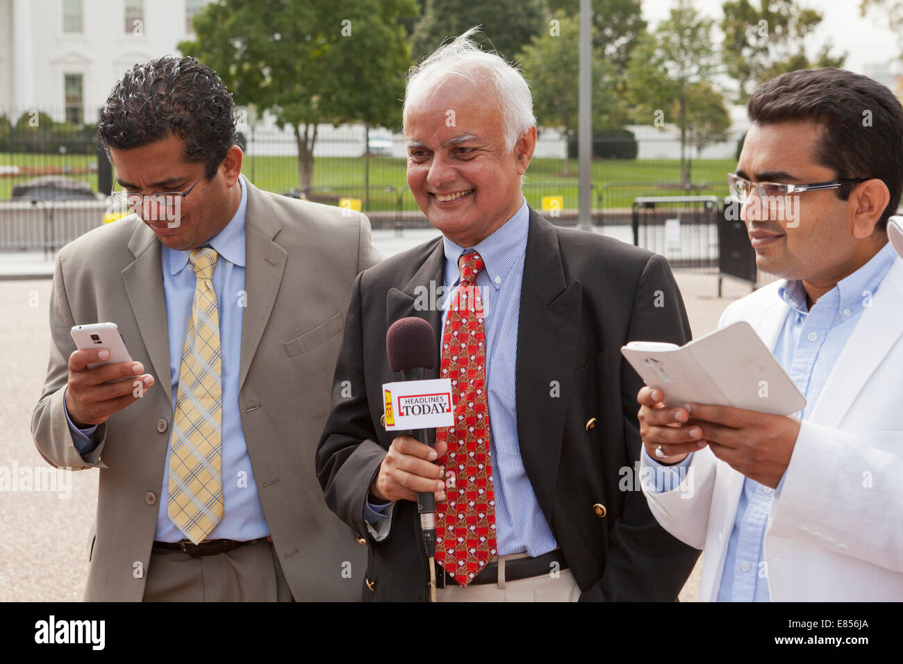 Indian reporter hi-res stock photography and images - Alamy