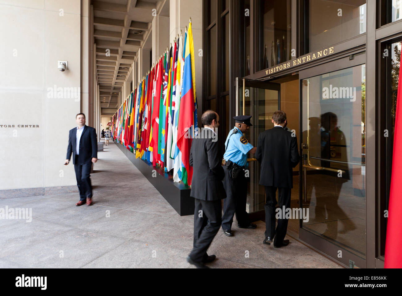 International Monetary Fund (IMF) building entrance - Washington, DC ...
