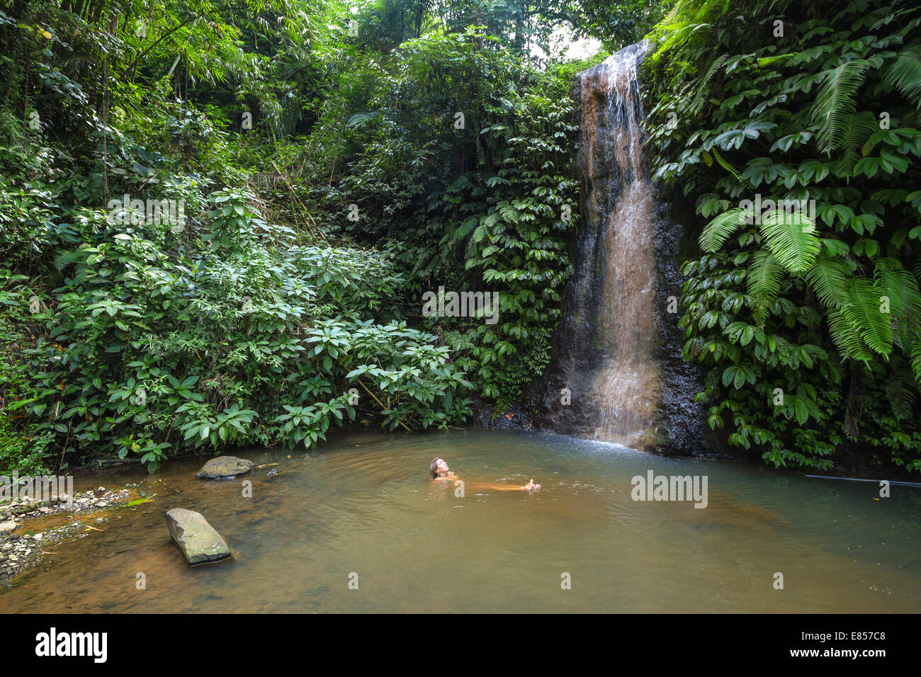 Indonesia hot springs hi-res stock photography and images - Alamy