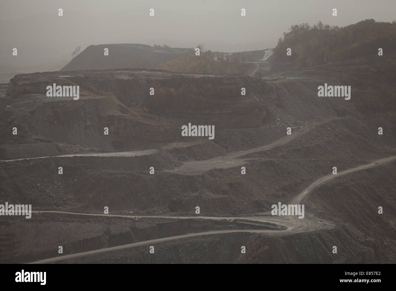Coal industry slag heaps hi-res stock photography and images - Alamy