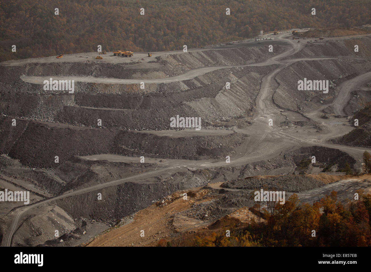 Mountaintop Removal appalachia Stock Photo - Alamy