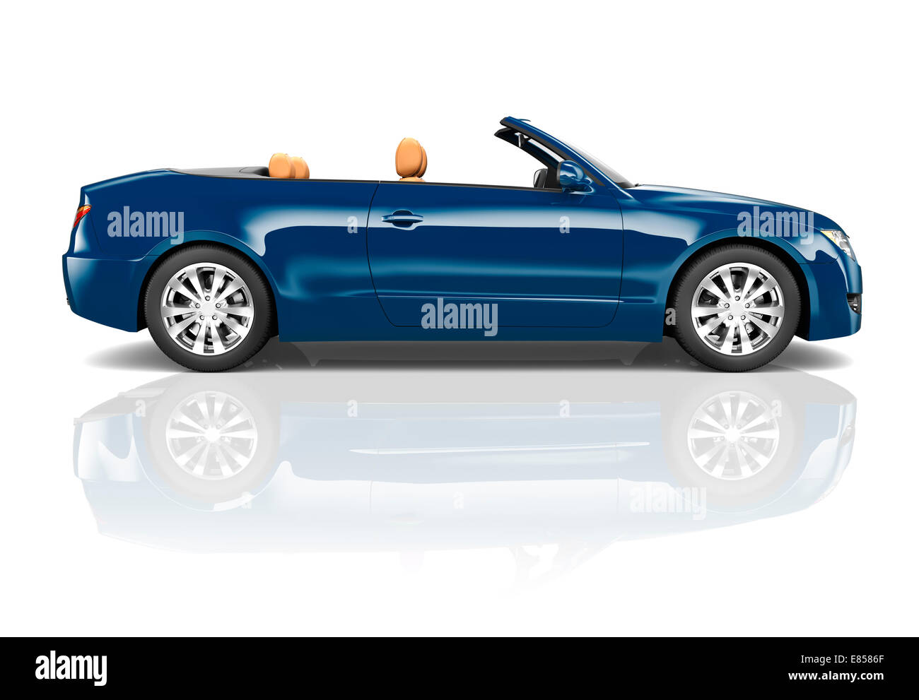 American convertible car Cut Out Stock Images & Pictures - Alamy