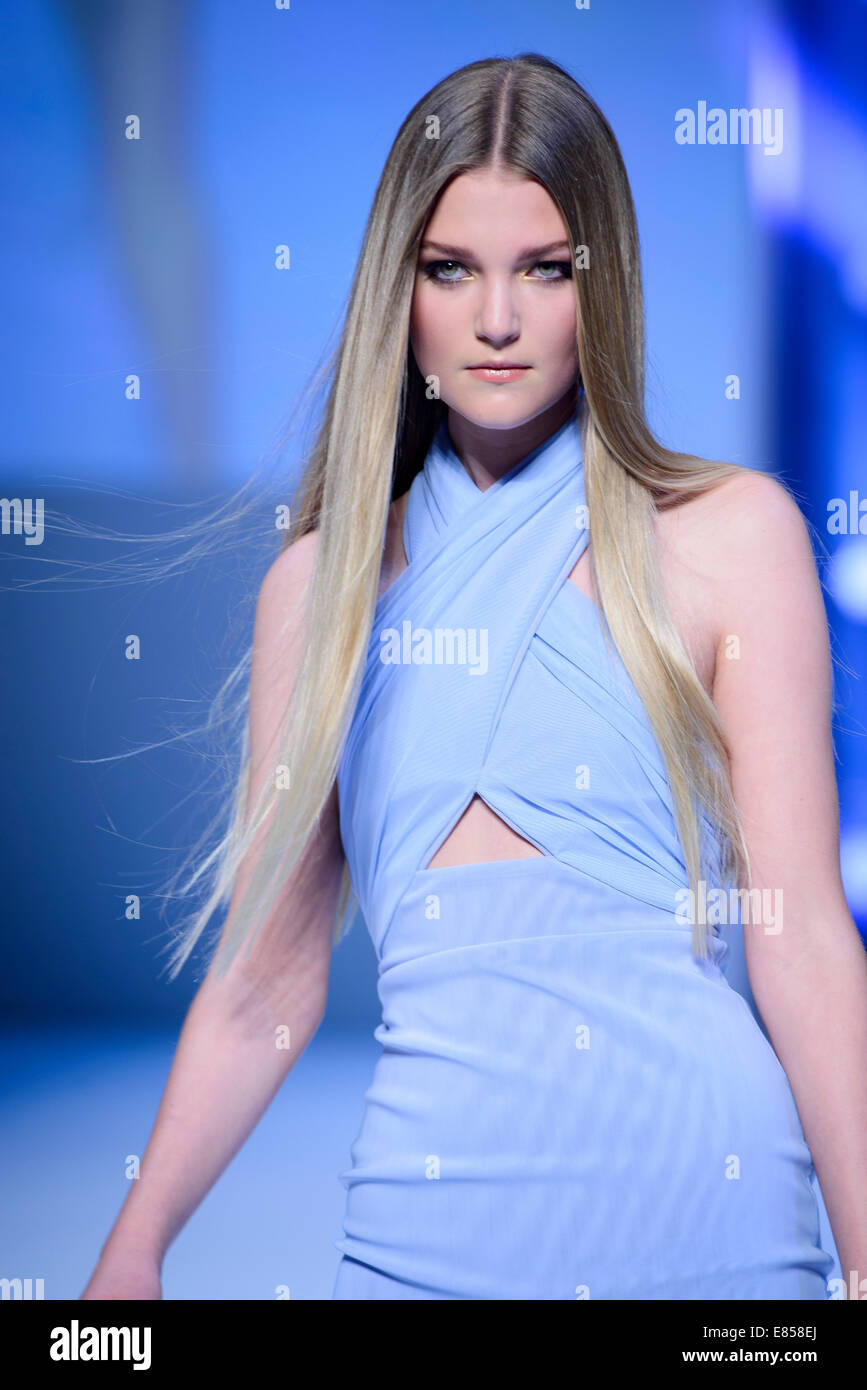 SYDNEY, AUSTRALIA - SEPTEMBER 27: A model showcases designs for Emma ...