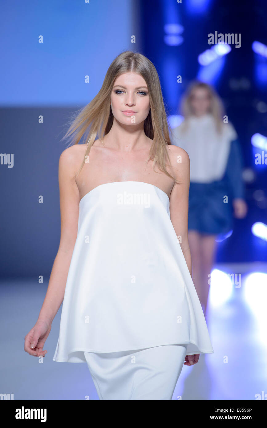 SYDNEY, AUSTRALIA - SEPTEMBER 27: A model showcases designs for Cameo ...