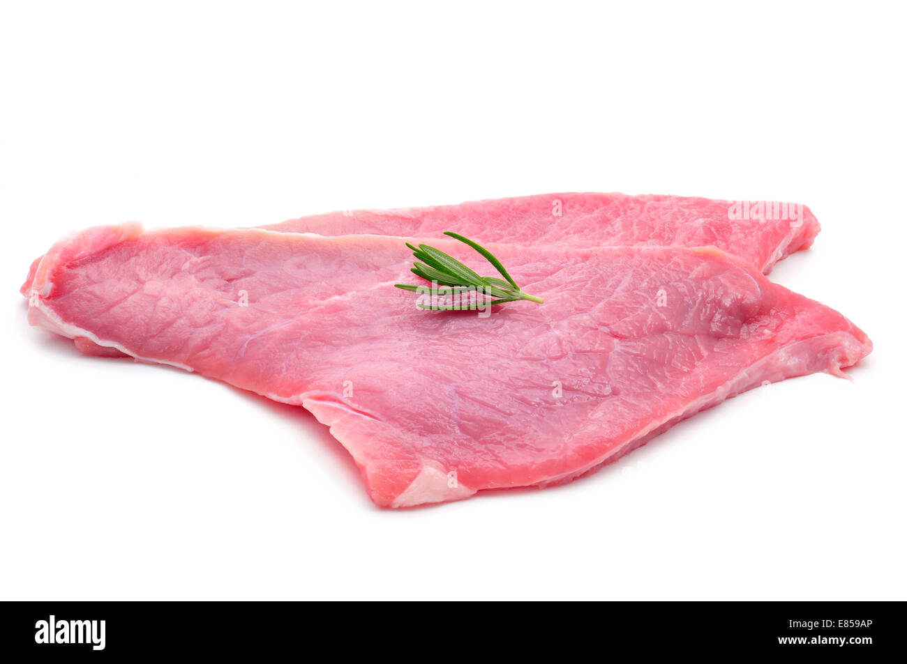 Raw veal steak Cut Out Stock Images & Pictures - Alamy