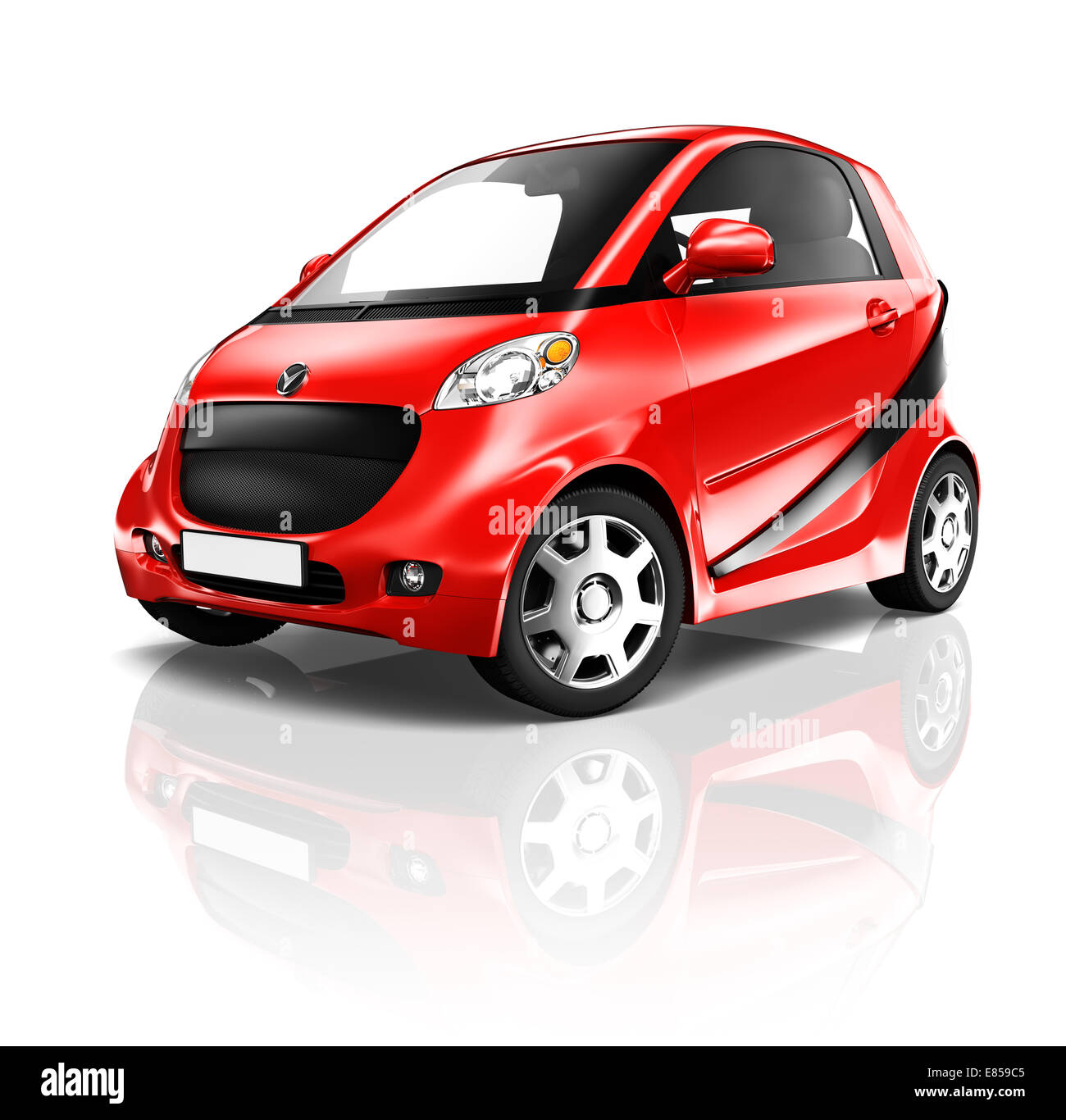 Electric car cars Cut Out Stock Images & Pictures - Alamy