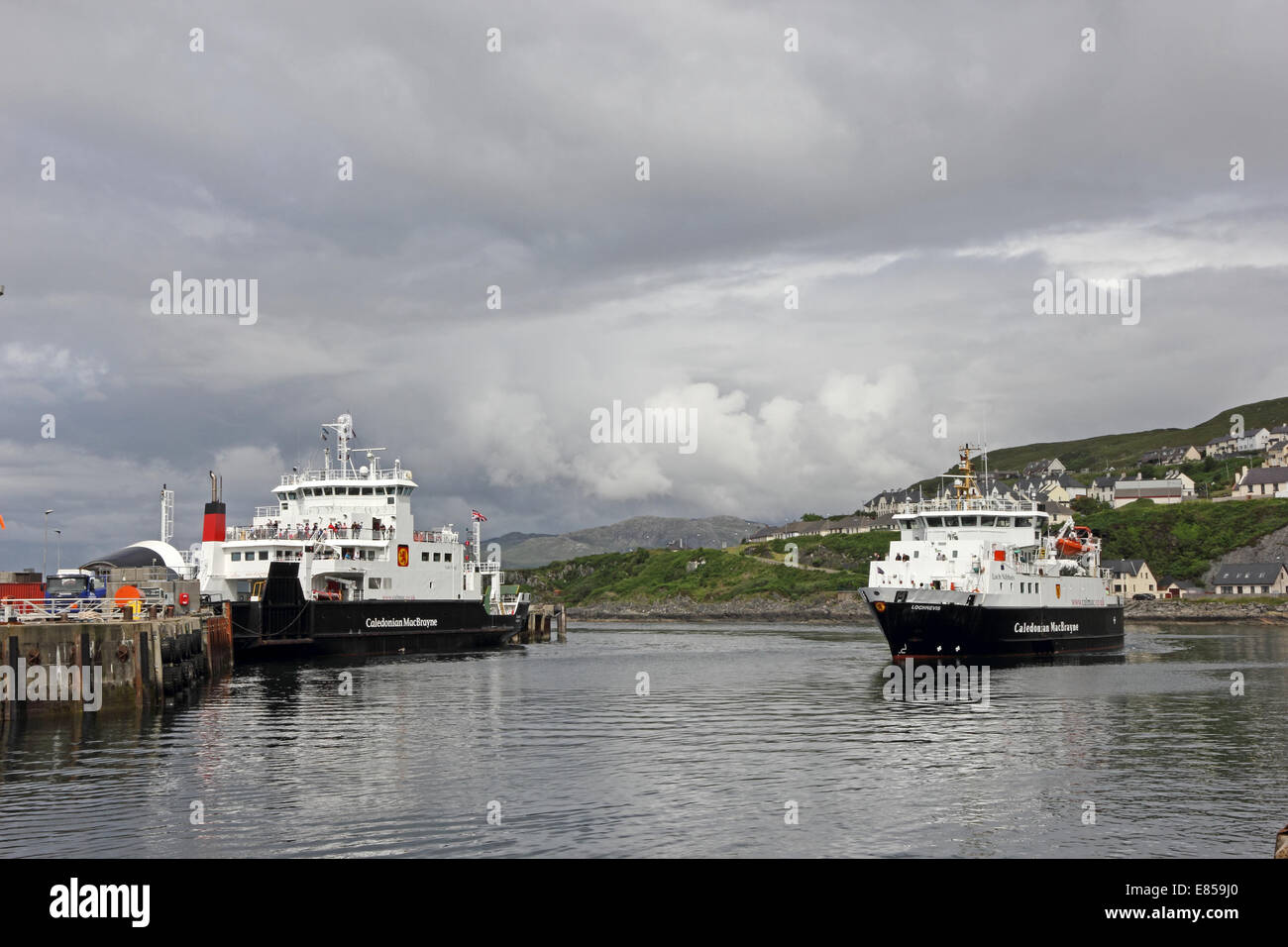 Caledonian & MacBrayne ferries Loch Nevis and Coruisk in Mallaig ...