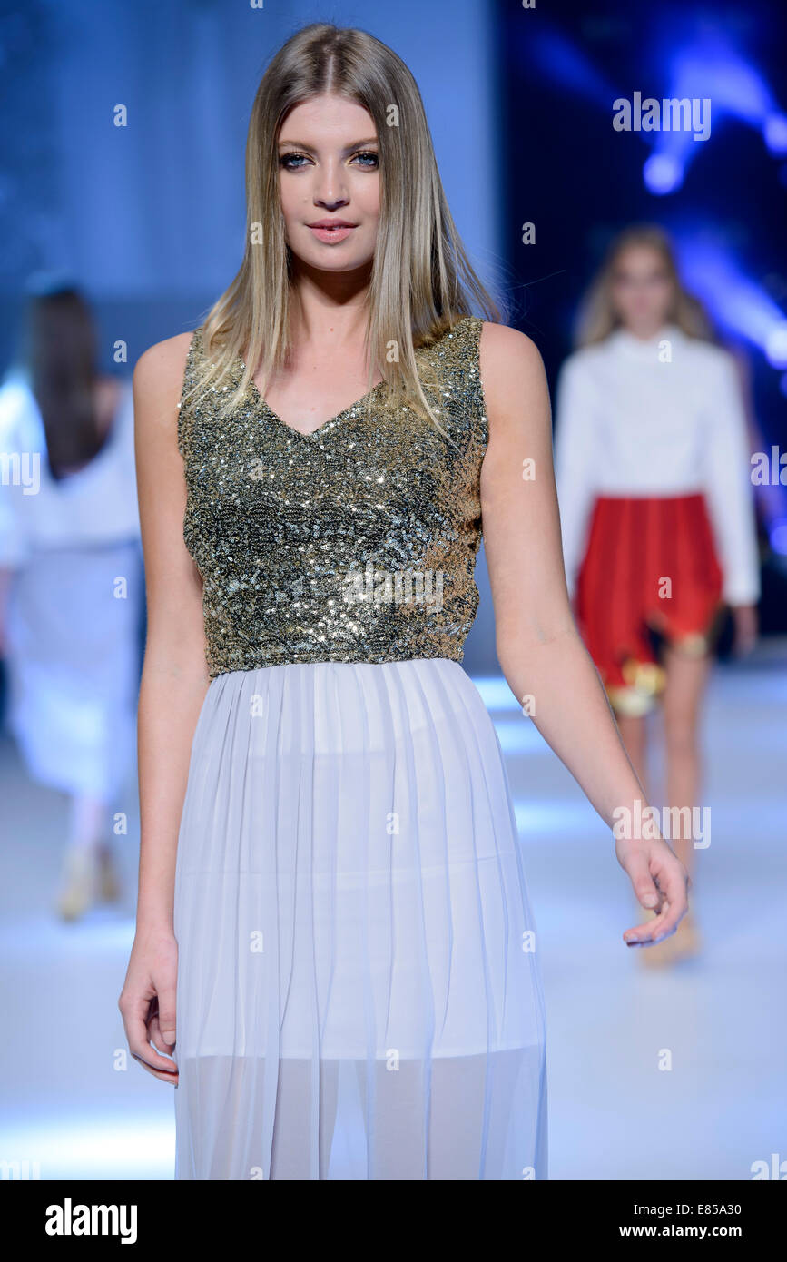 SYDNEY, AUSTRALIA - SEPTEMBER 27: A model showcases designs for Phoenix ...